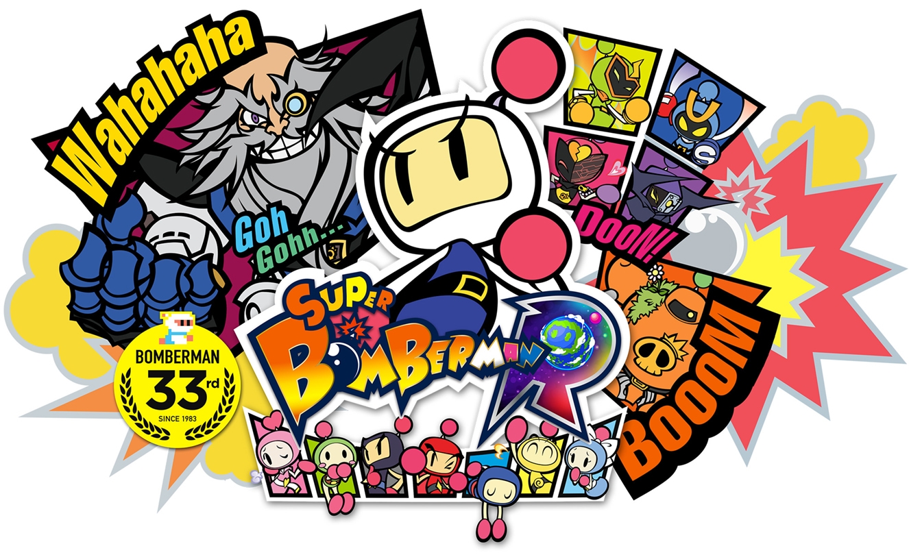 super bomberman r logo – Nerd Union